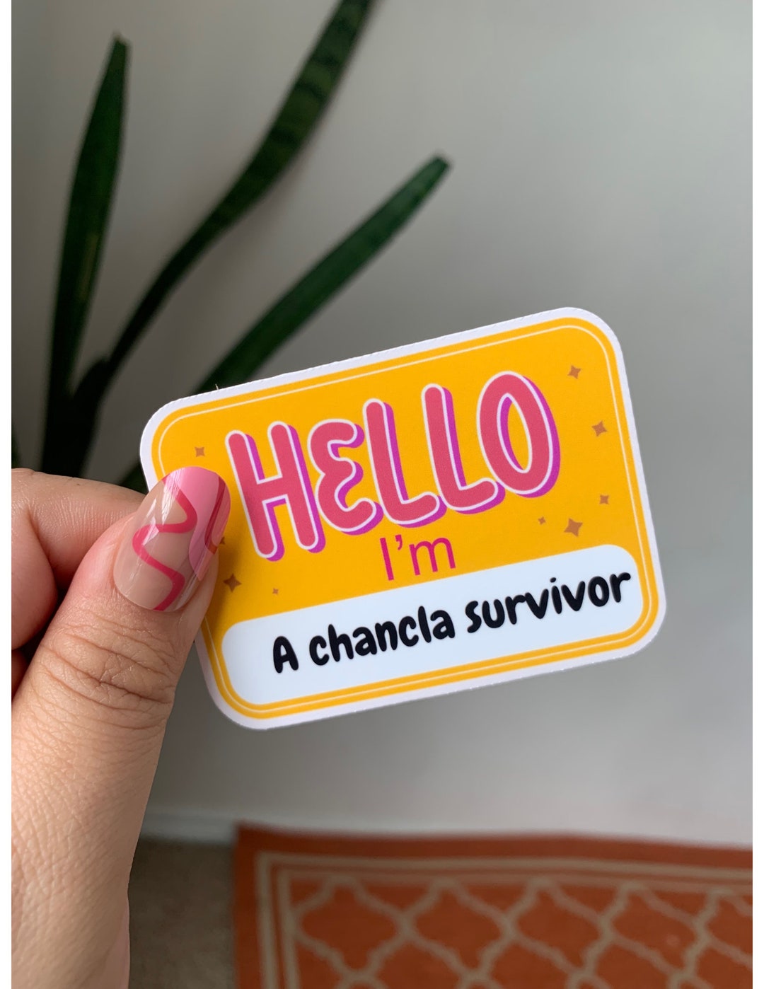 Chancla Survivor Funny Sticker, Latina Sticker, Laptop Decal, Water ...
