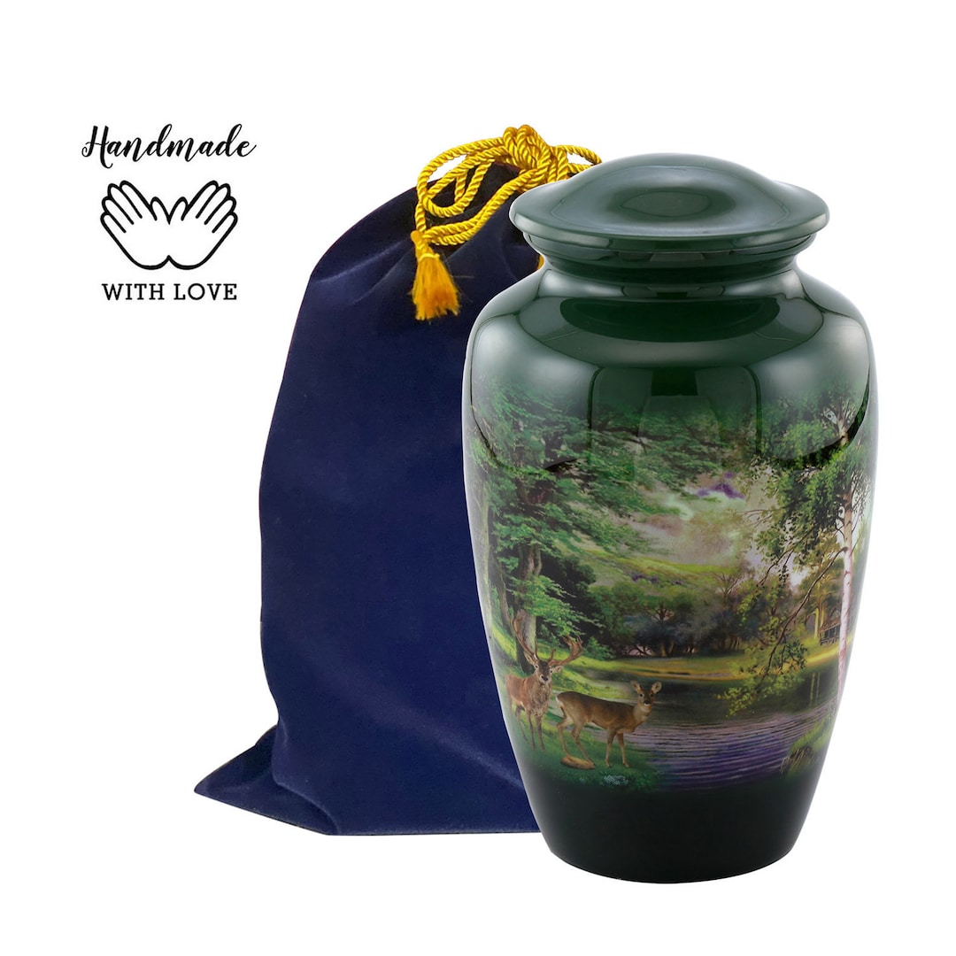 Deer Urn - Deer Cremation Urn - Adult Buck Urn - Gone Hunting Urn ...