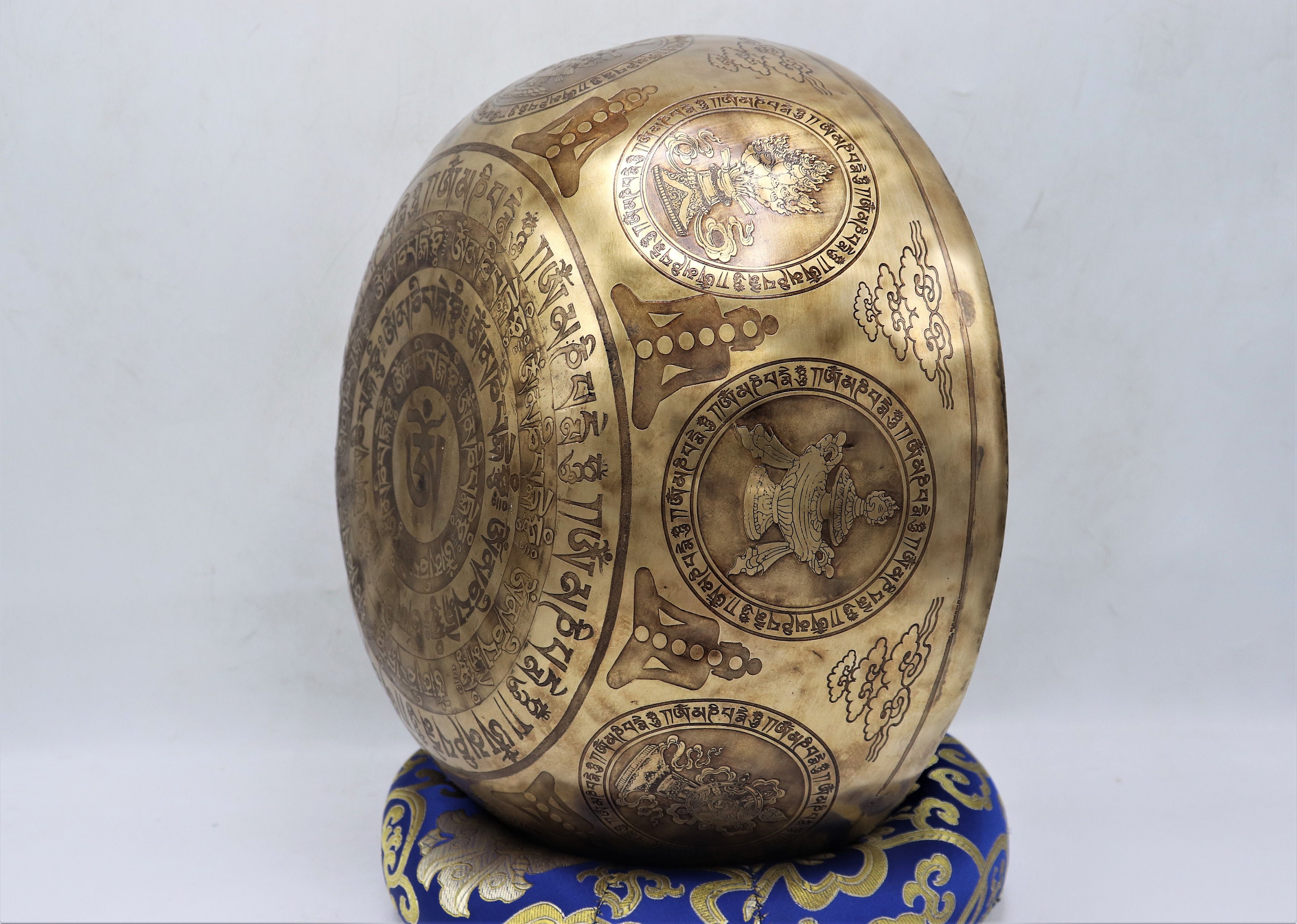 12 Inch Authentic Tibetan Singing Bowl Handmade Himalayan - Etsy UK