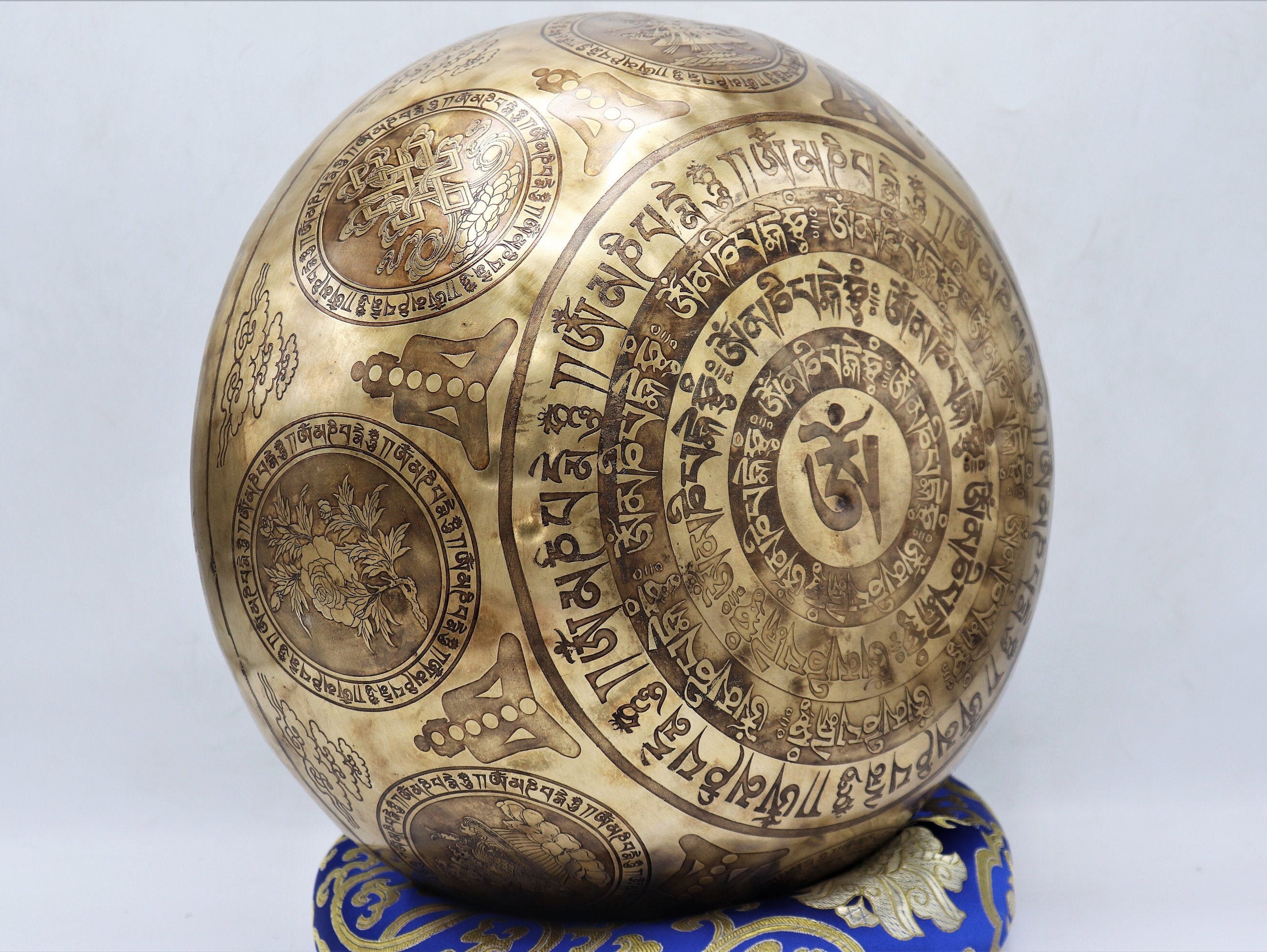 12 Inch Authentic Tibetan Singing Bowl, Handmade Himalayan Bowl - Etsy UK