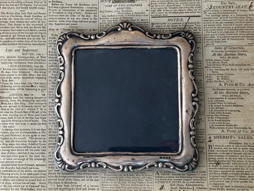 British Sterling Silver Picture or Photograph Frame - Etsy