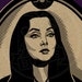 Morticia Addams Normal is an Illusion Art Print Weird Halloween Gomez ...
