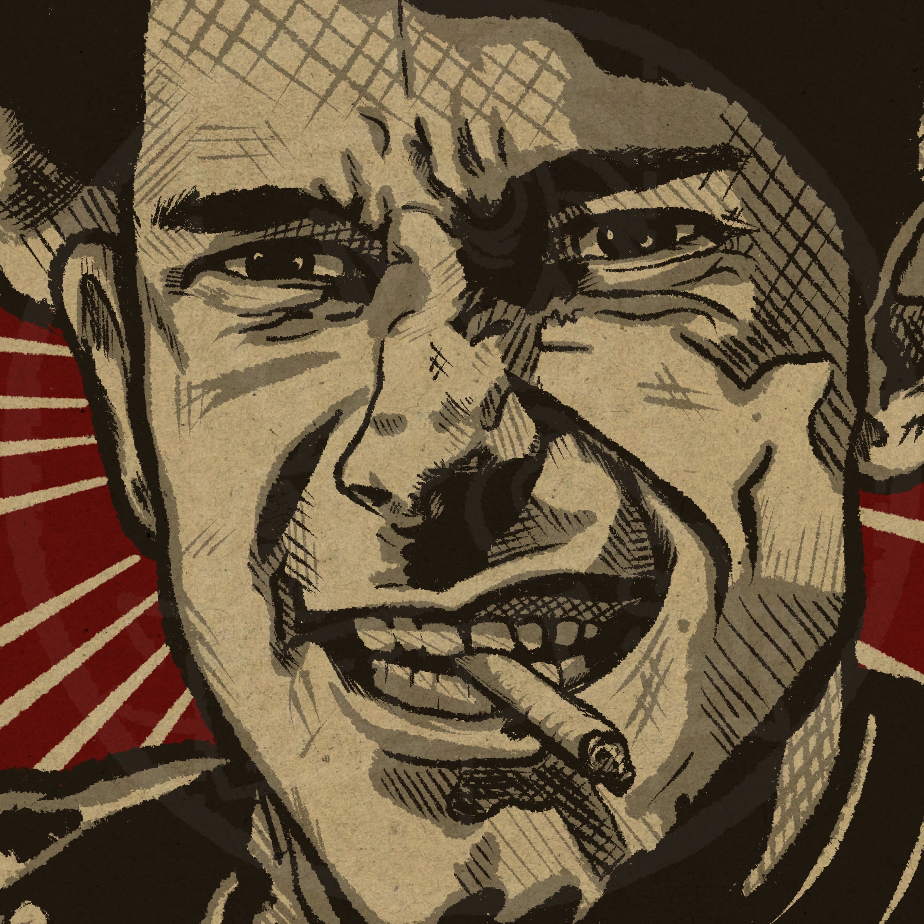 Hank 3 Hank Williams III Art Print Country Honky Tonk Music H3 Shelton ...