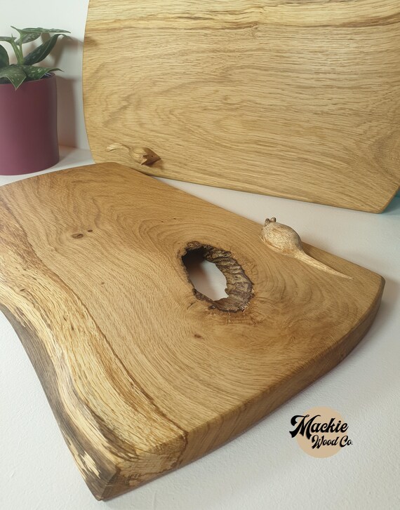 Oak Cheese Board with Mouse — Mackie Wood Co
