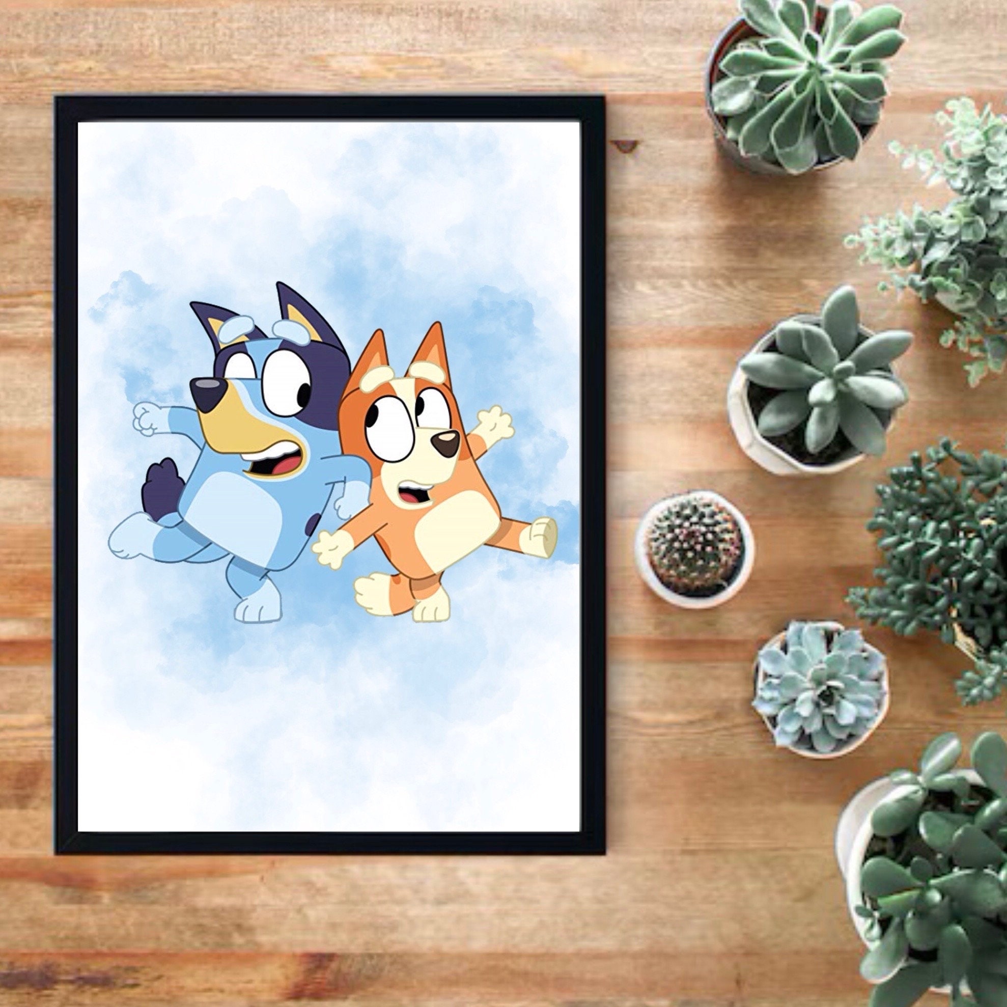 Bluey & Bingo A4 Print Wall Art Instant Download - Etsy