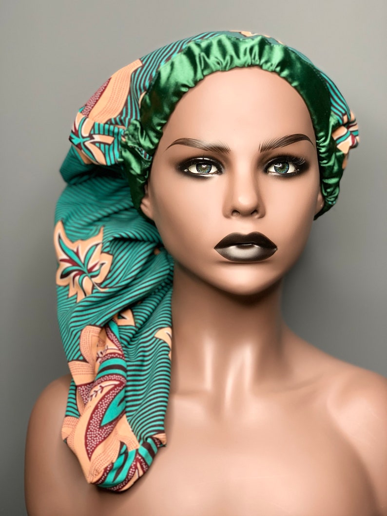 African Print Satin Lined Dreadlock Cap - Etsy