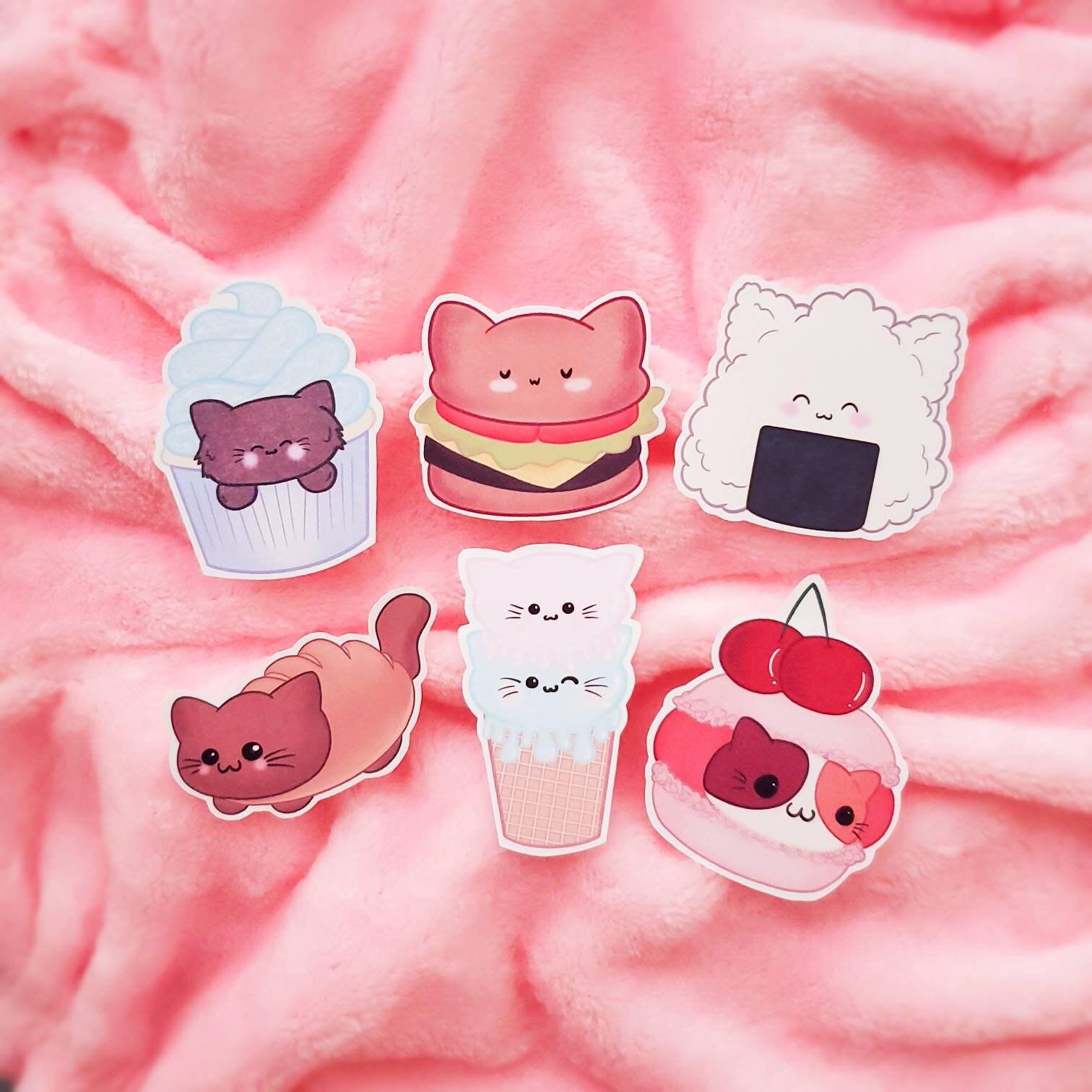 Cat Food Hybrid Sticker Pack Vinyl Water Resistant | Etsy