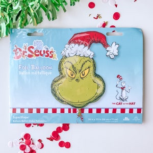 The Grinch Balloon Stack the Grinch Birthday Party Decor Christmas ...