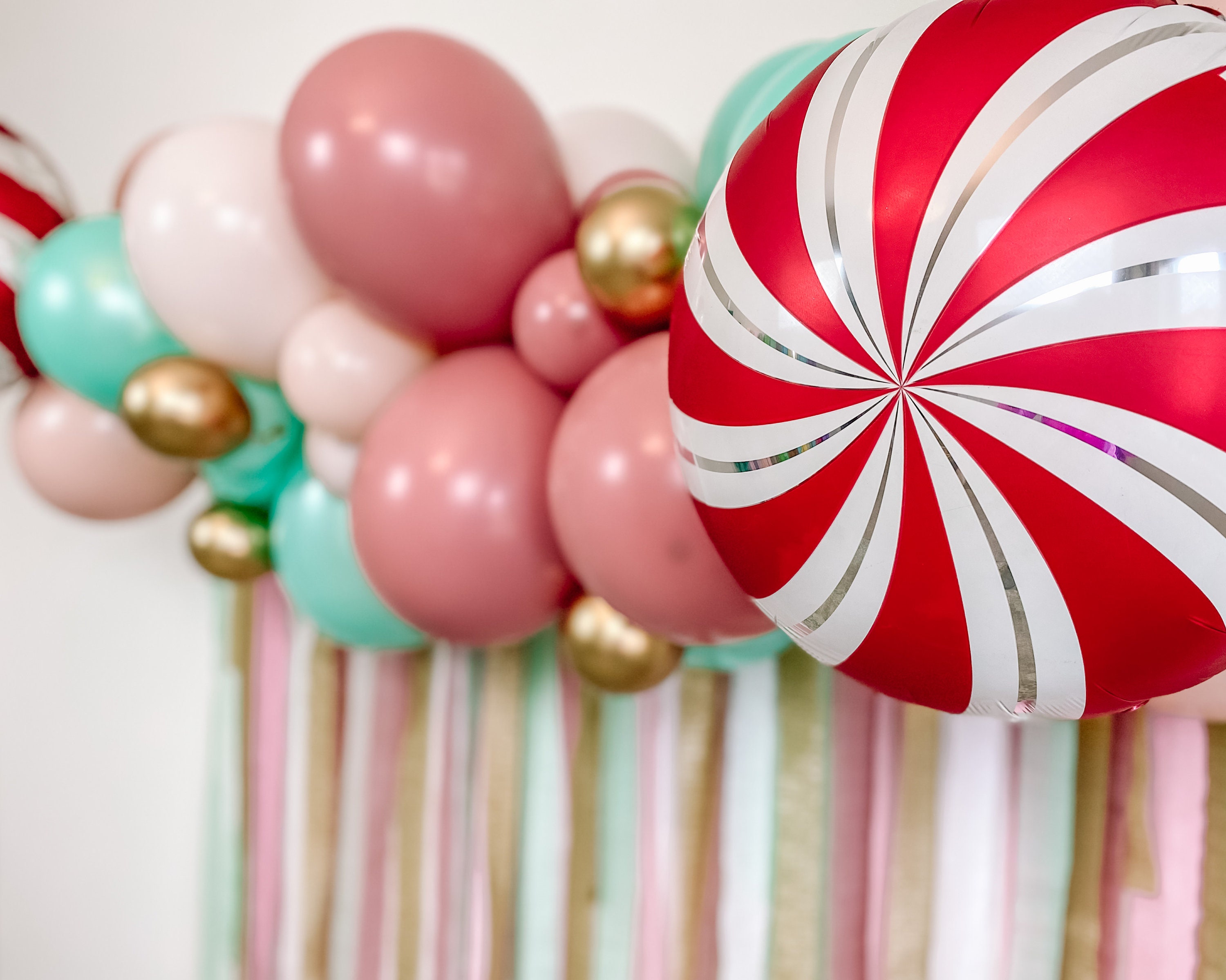 6' Sugar Plum Fairy Balloon & Streamer Backdrop Kit | Etsy