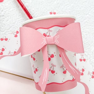 Bows & Cherries Place Setting Printables || Valentine’s Day Cherry ...