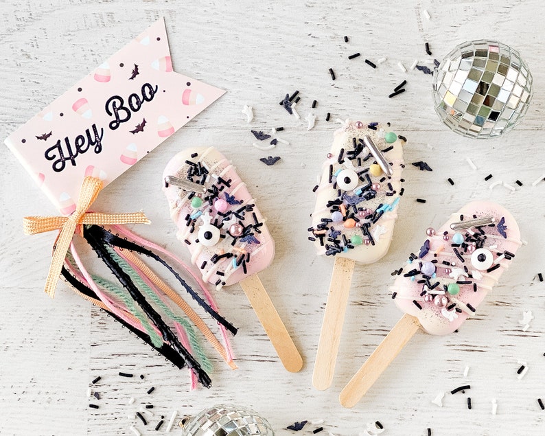 Hey Boo Halloween Pennant Flag Printable Boo Basket Flag - Etsy