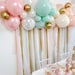 6' Pastel Nutcracker Balloon & Streamer Backdrop Kit || Pink Christmas ...