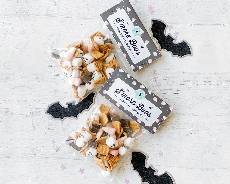 Treat Bag Topper - S'more Boos || Printable Halloween Bag Toppers ...