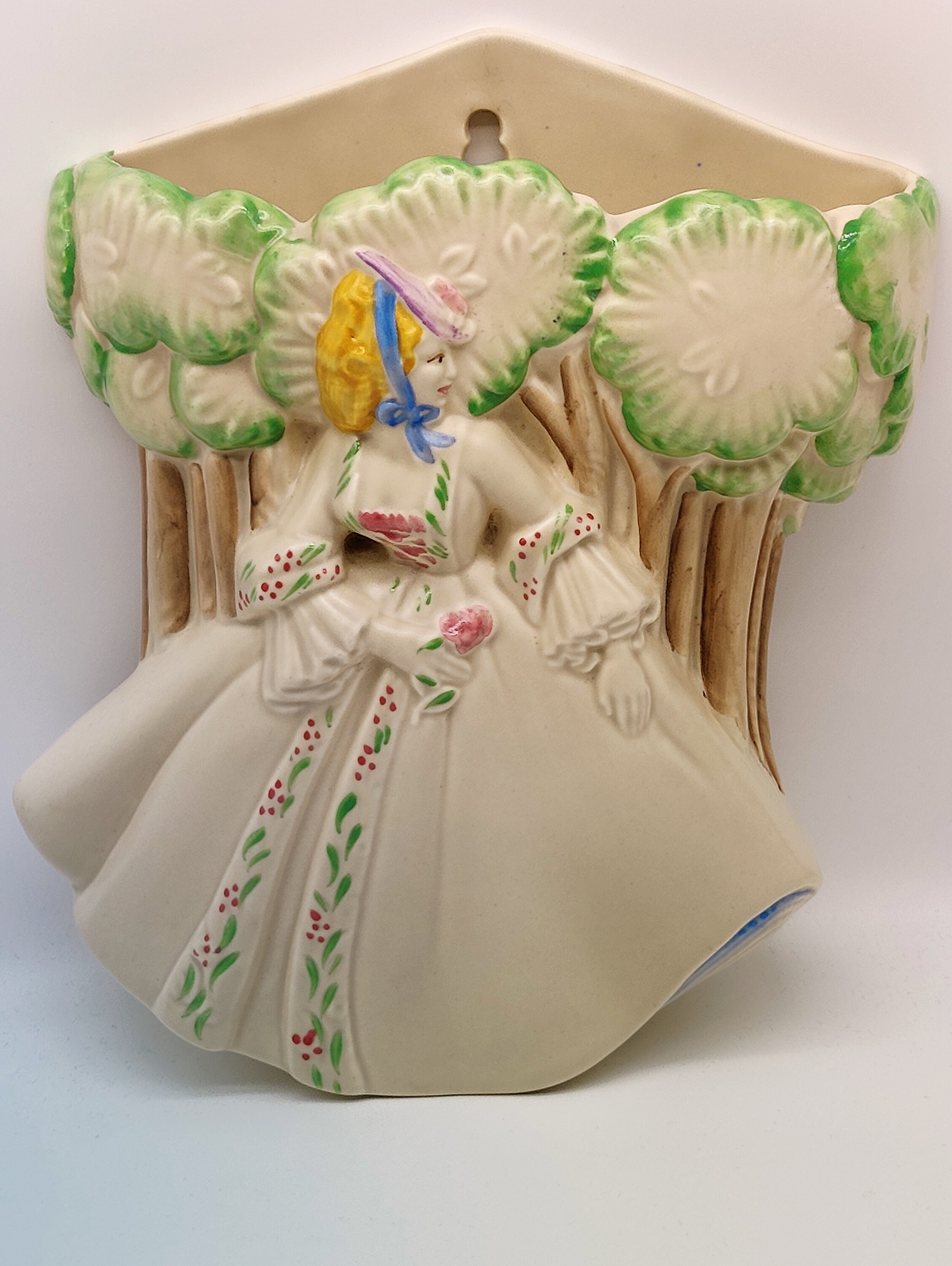 CLARICE CLIFF WALL Pocket Lady Ann A Very Attractive Clarice - Etsy