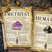 Healing Virtues BUNDLE! Book of Shadows, Printable Sheets of Gem Stones, Crystals and Minerals ...