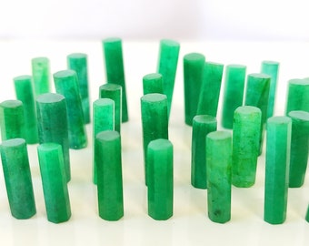 Raw Emerald Crystal, Natural Green Emerald Rough, A Grade Emerald ...