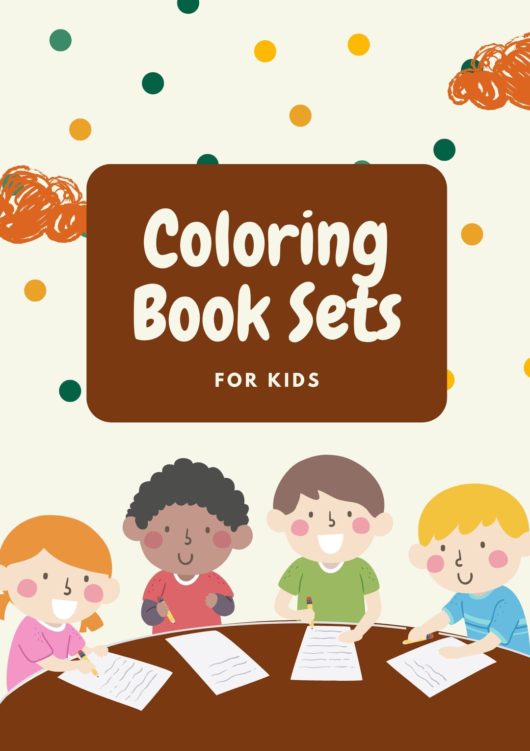 5 Printable Coloring Books for Kids and Toddlers - Etsy