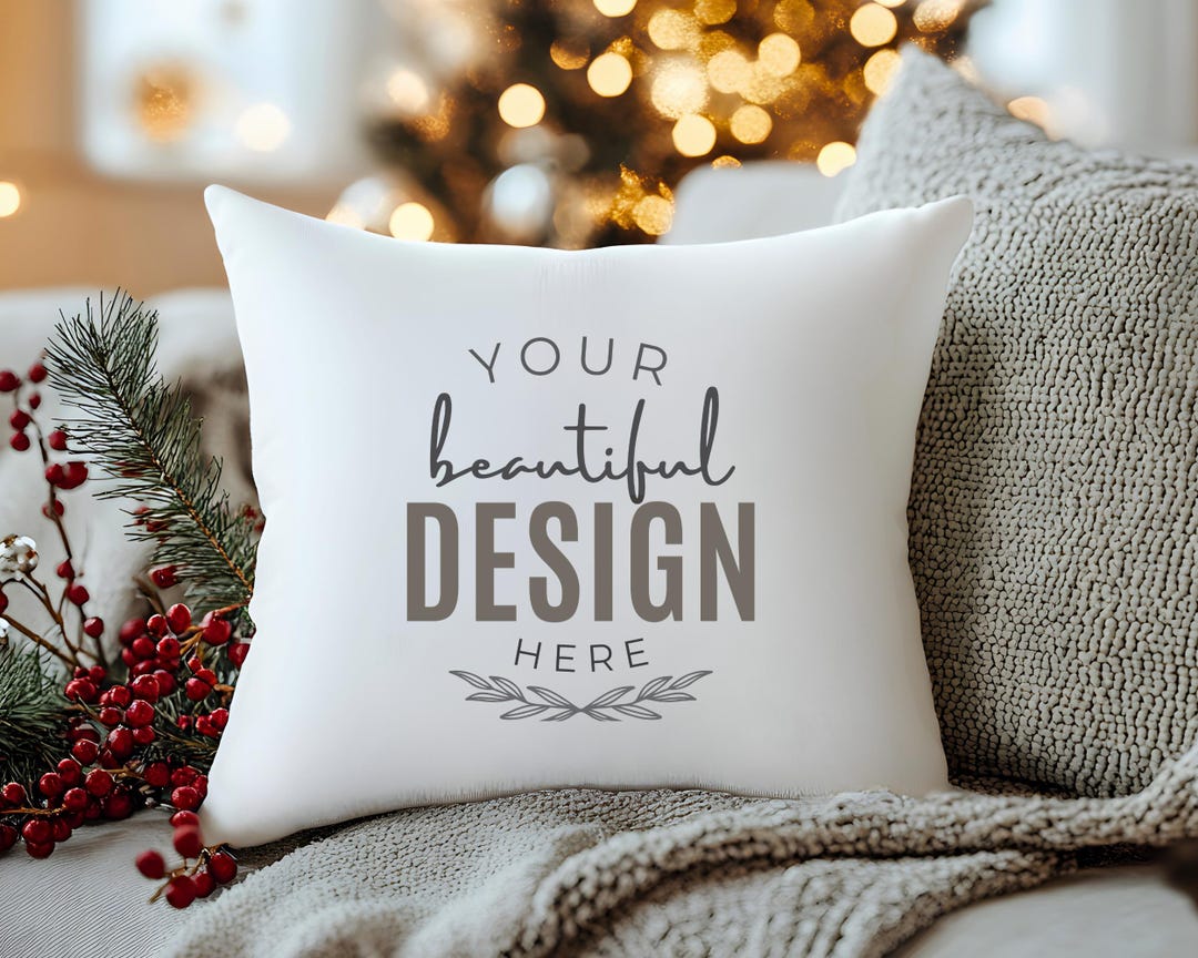 Pillow Mockup / Cushion Mockups / SVG Mockup Sublimation Mockup Cushion ...