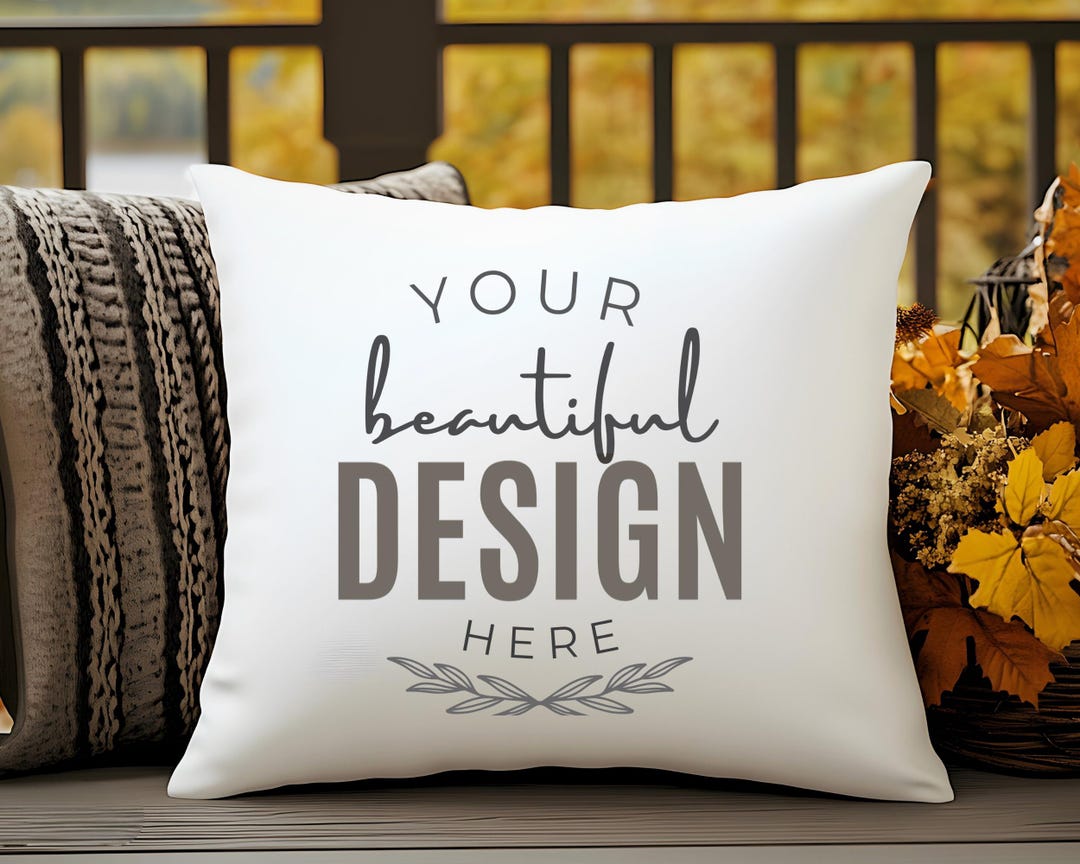 Pillow Mockup / Cushion Mockups / SVG Mockup Sublimation Mockup Cushion ...