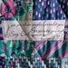 Beatitudes Bible Verses Homemade Throw Quilt (teal, Mauve, Blue) - Etsy