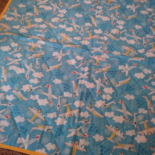 Airplane Quilt - Etsy