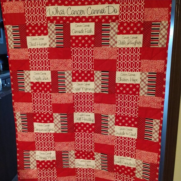 Breast Cancer Quilt - Etsy