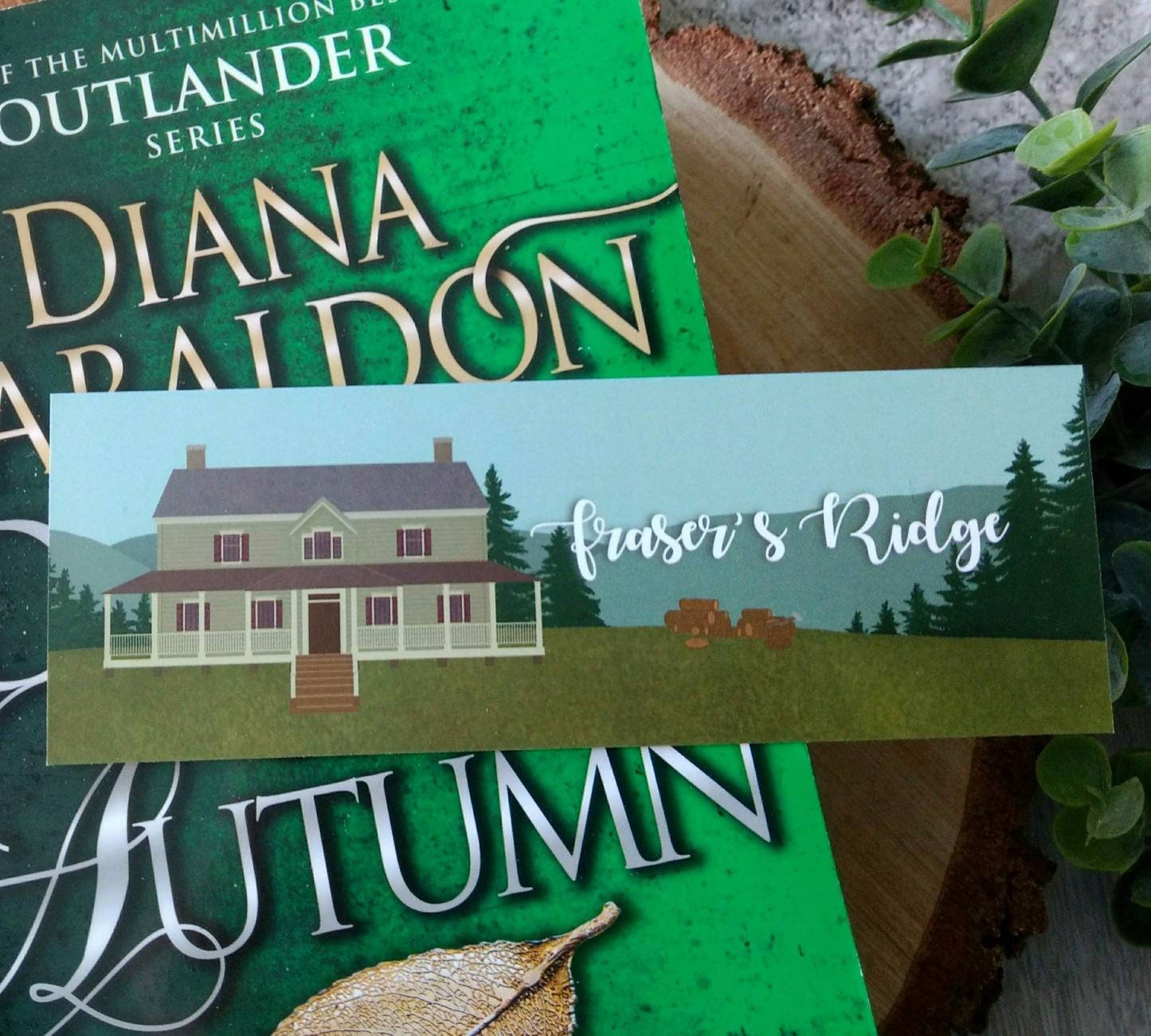 Outlander bookmark Fraser's Ridge Claire & Jamie | Etsy