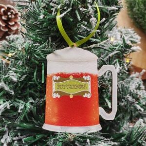 Magical Tankard Wooden Tree Decoration | Magical Beer Ornament ...