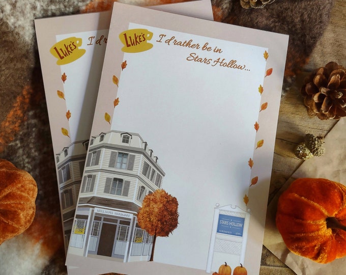 Gilmore Girls Inspired A5 Notepad | Illustrated Gilmore Girls Design ...