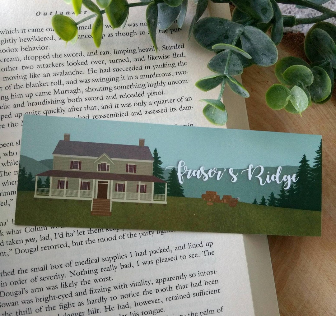 Outlander Bookmark - Fraser's Ridge | Claire & Jamie Fraser | Bookish ...