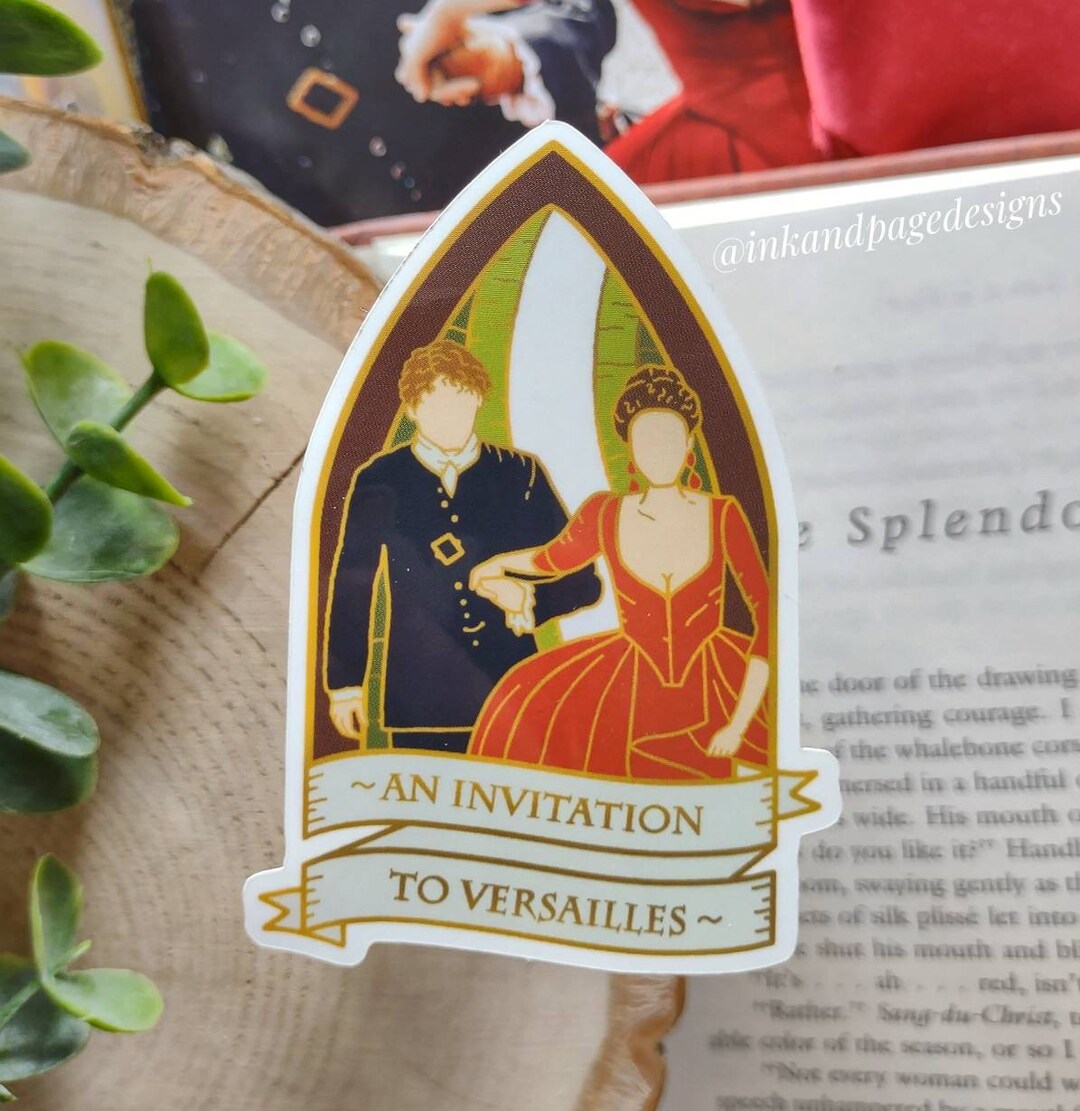 Outlander S2 in France Glossy Vinyl Sticker | Jamie and Claire Sticker ...