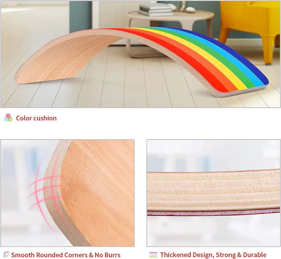 Award Winning Wooden Toys Balance Board / Wobble Board for Kids - Etsy