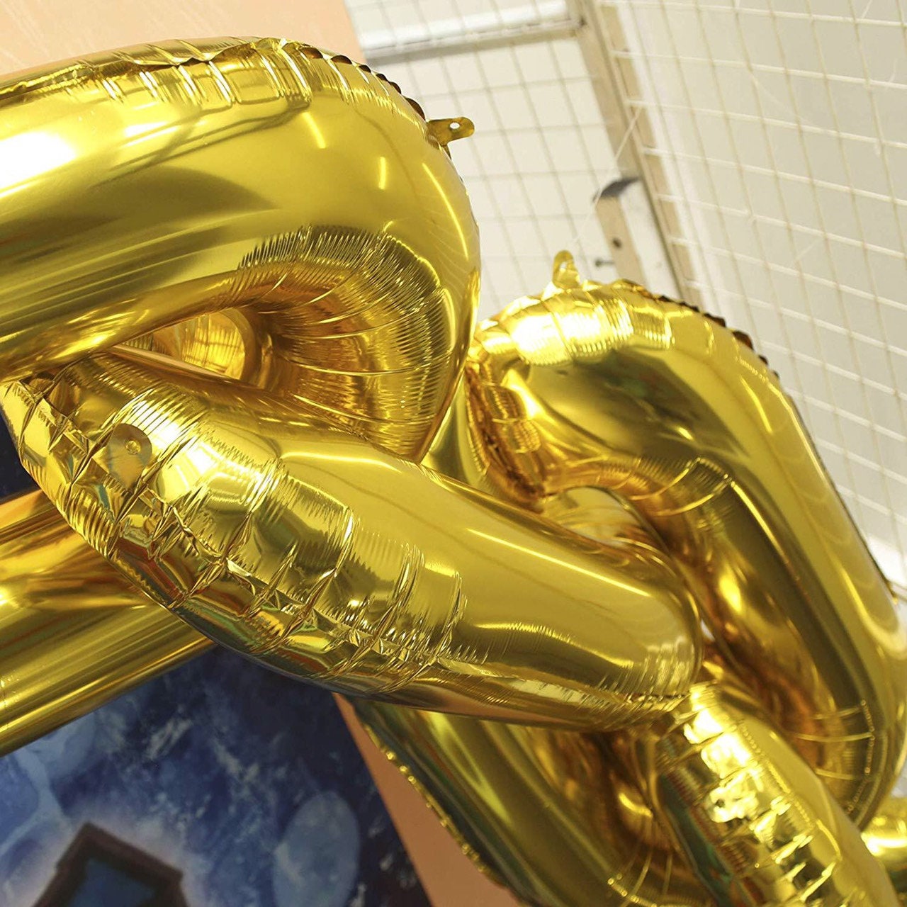 Retro Glamour: 16 Jumbo Chain Balloons Arch Garland for Your Hip Hop ...