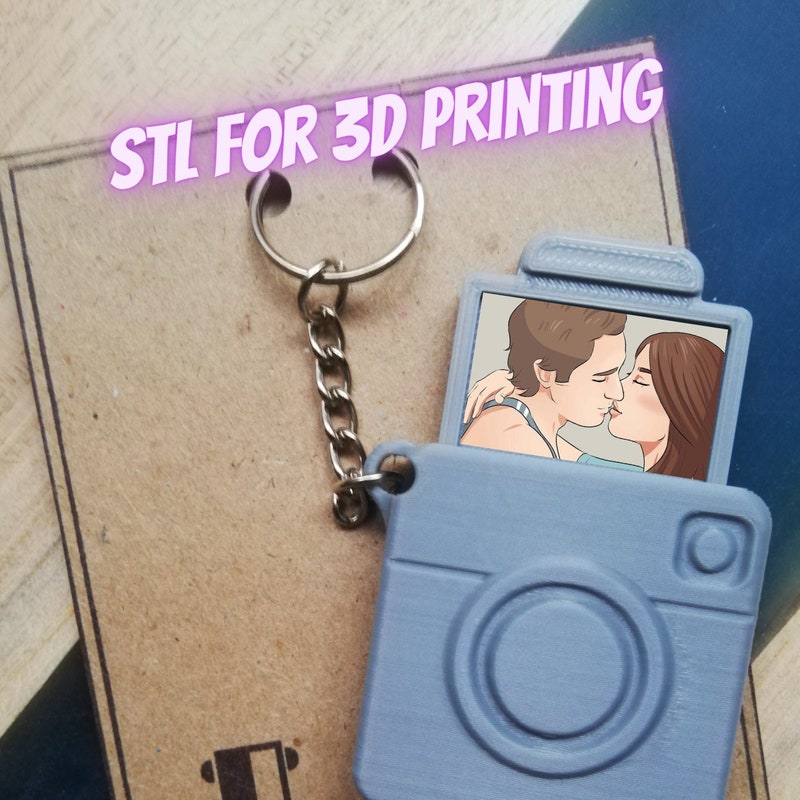 3d Printed Photo Keychains - Etsy
