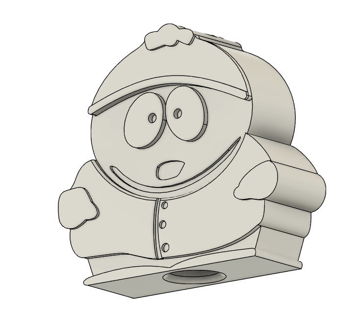 Cartman Straw Topper STL File for 3D Printing Digital Download - Etsy