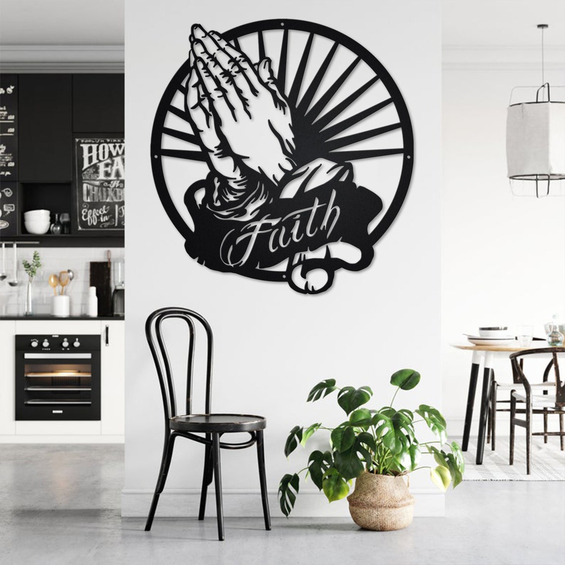 Praying Hands Metal Wall Art Praying Hands Decoration for - Etsy