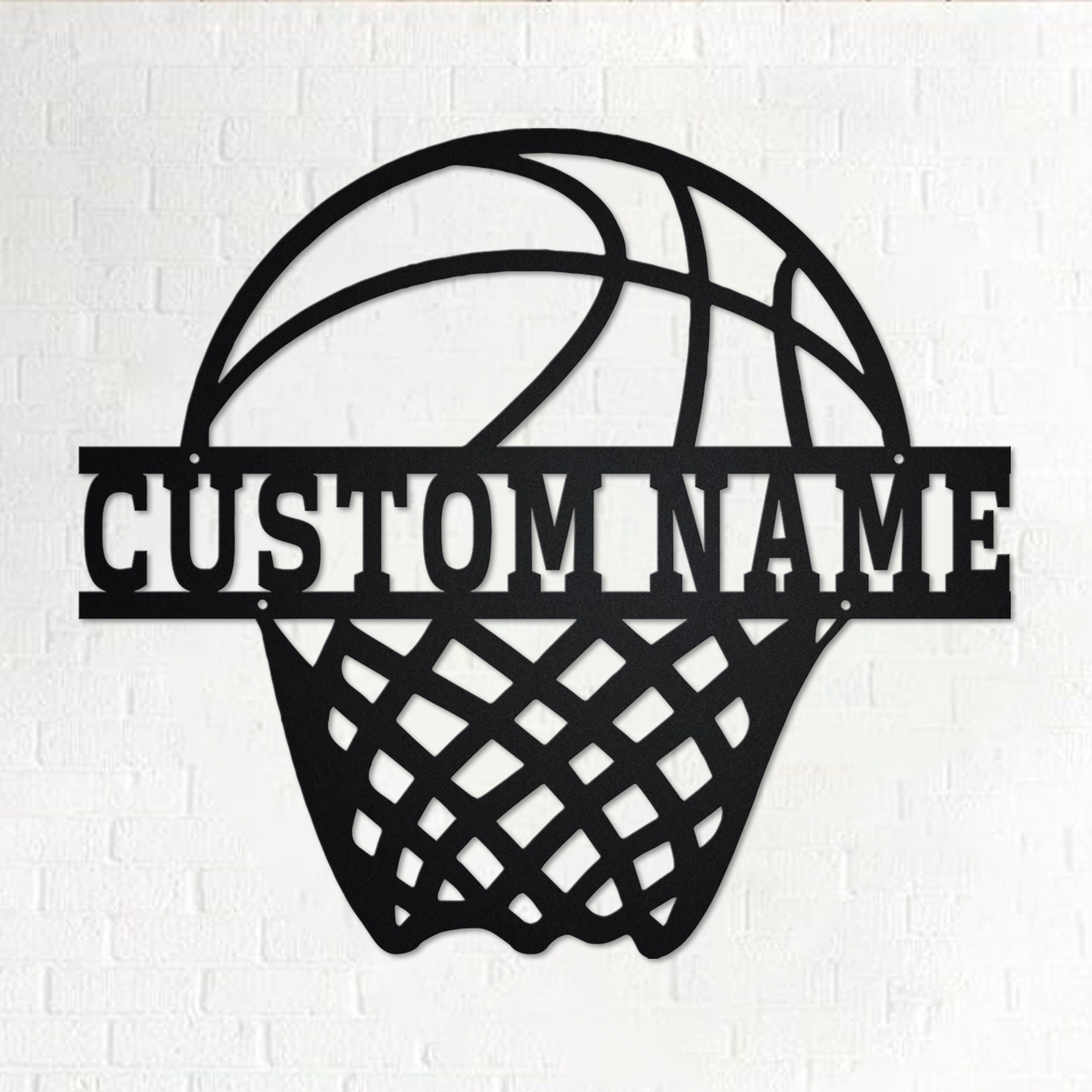 Personalized Basketball Metal Sign Basketball Metal Wall Art - Etsy