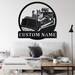 Custom Tractor Dozer Metal Wall Art, Personalized Tractor Dozer Name ...