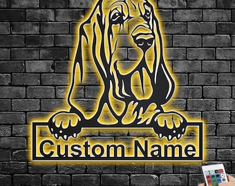 Custom Bloodhound Sign - Etsy