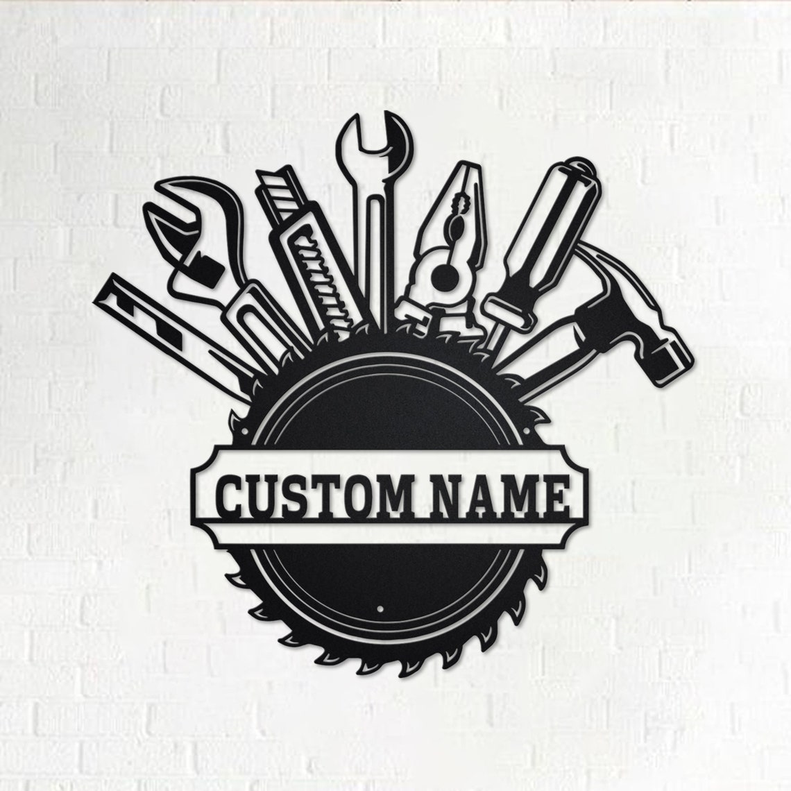 Personalized Handyman Metal Sign Handyman Metal Wall Art - Etsy
