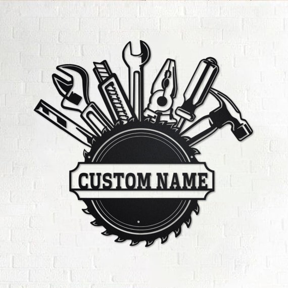 Personalized Handyman Metal Sign Handyman Metal Wall Art - Etsy