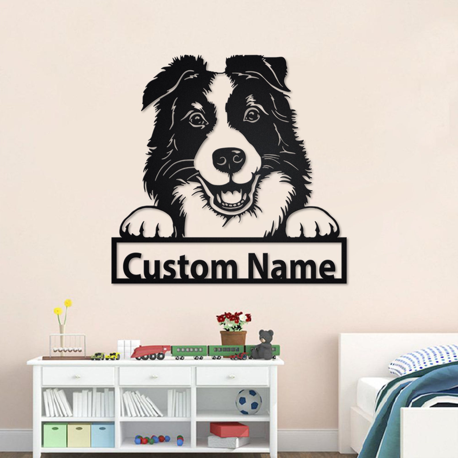 Personalized Border Collie Metal Sign Border Collie Metal - Etsy