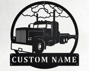 Semi Truck Sign | Etsy