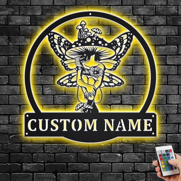 Mushroom Metal Sign - Etsy