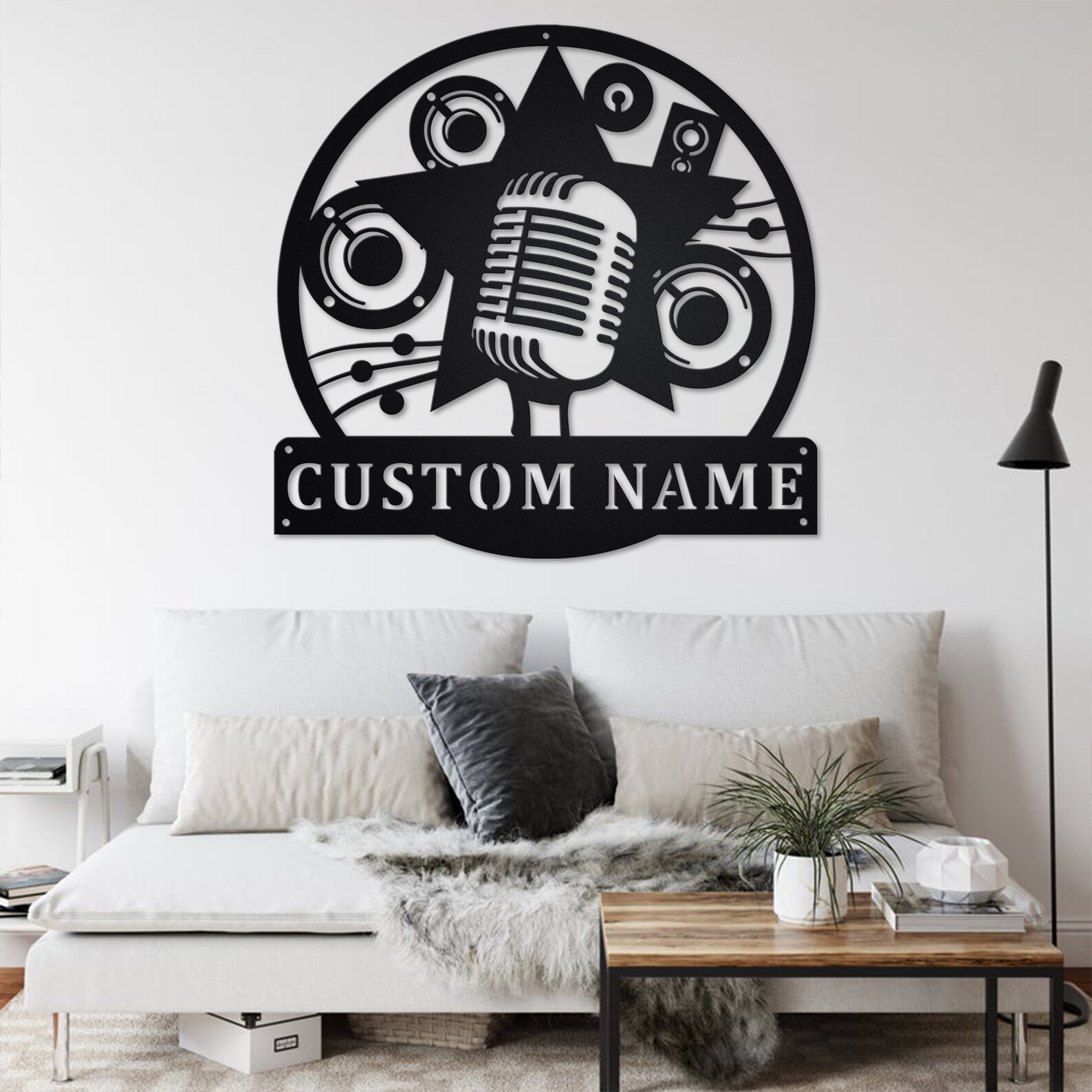 Custom Karaoke Metal Wall Art: Personalized Music Room Decor - Etsy
