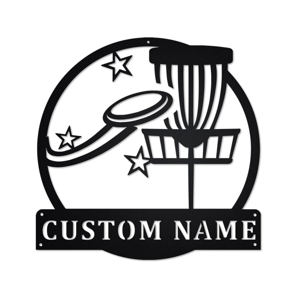 Personalized Disc Golf Metal Sign Disc Golf Metal Wall Art - Etsy