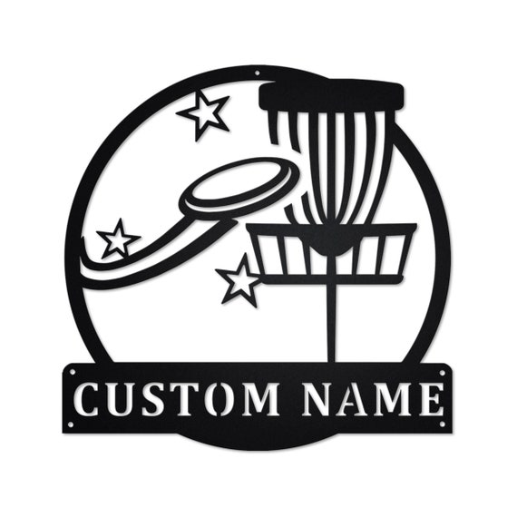 Personalized Disc Golf Metal Sign Disc Golf Metal Wall Art | Etsy