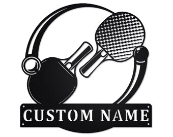 Table Tennis Table Tennis Sign Table Tennis Fan Table - Etsy