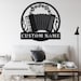 Custom Accordion Metal Wall Art: Personalized Name Sign - Etsy