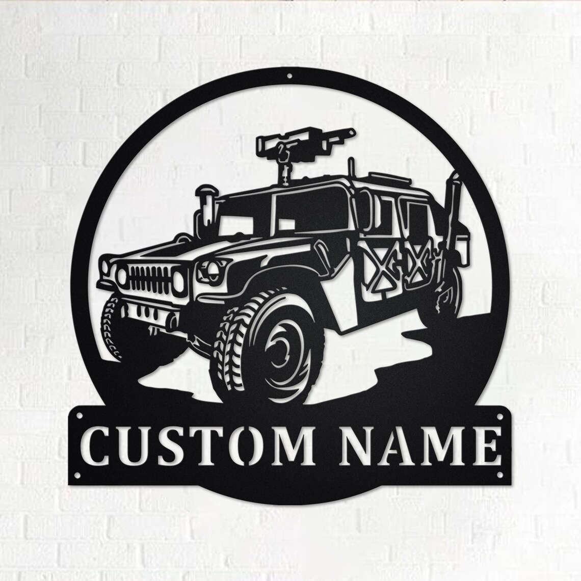 Custom Humvee Metal Wall Art Personalized Humvee Name Sign - Etsy